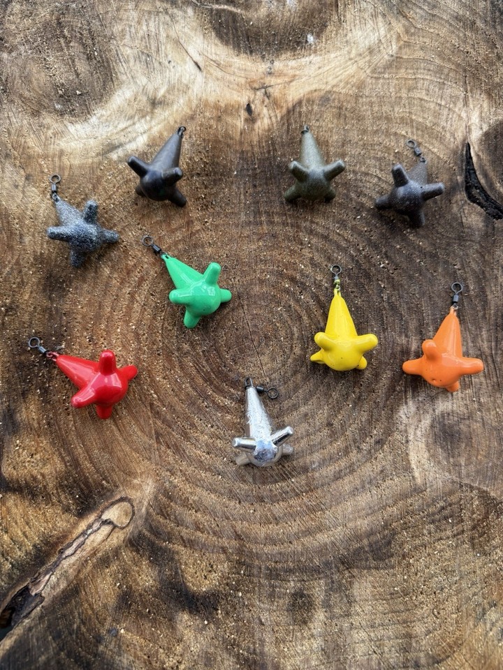 20 x 3oz dumpy distance fishing leads lead weights C.B.T+ free feature ...