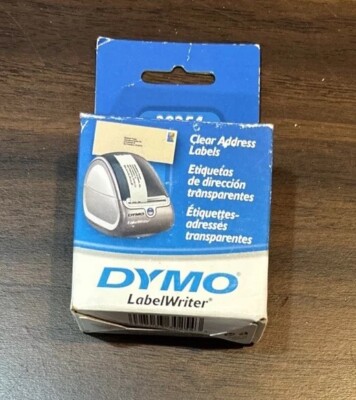 Dymo 30254 - Clear Address Labels - 1 Roll, 130 Labels, 1 1/8" x 3 1/2 ...