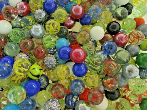 Wholesale Mega Marbles Glass Shooter Marbles 10 POUNDS. 1 INCH diam ...