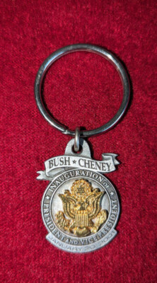 Bush Cheney 2001 inauguration Key Ring Key Chain Nice! | eBay