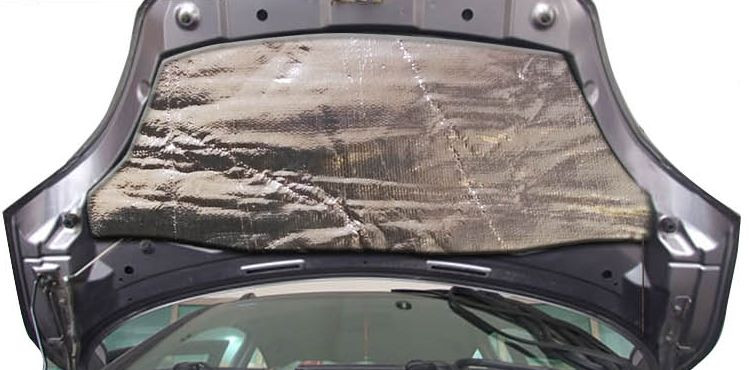 Under Bonnet Heat Shield Car Van Boat Insulation Engine Thermo Liner ...