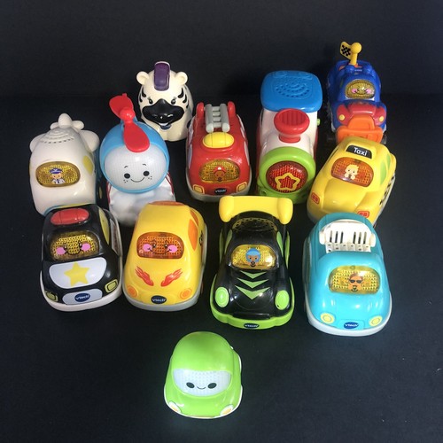 Vtech Go! Go! Smart Wheels Cars Lot of 10 Cars, 1 Zebra & 1 Mini ...