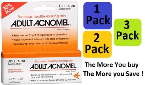 Adult Acnomel Tinted Cream Acne Medication 1.30 Oz 36 G | eBay