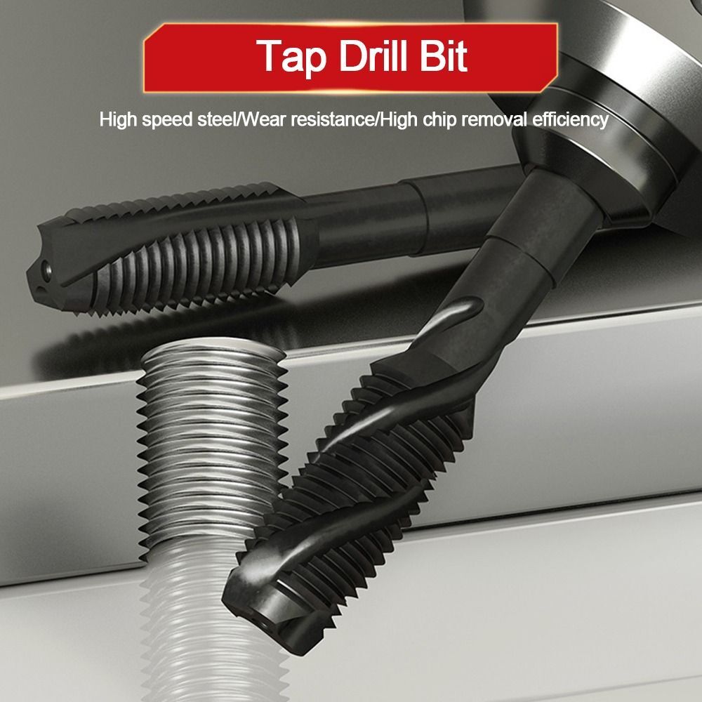 HSS Shank Tap Drill Bits Cobalt Screw Thread Bit Tap Drill Bit ...