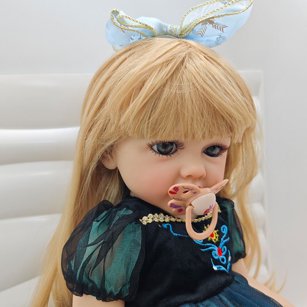 55CM Full Body Soft Vinyl Reborn Toddler Girl Betty Princess Cute Baby ...