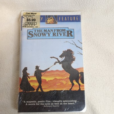 NEW Sealed The Man From Snowy River VHS Tape Clam-Shell Case ...