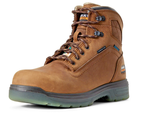 ARIAT Men's Turbo 6" Waterproof Carbon Safety Toe Lace Up Work Boot ...
