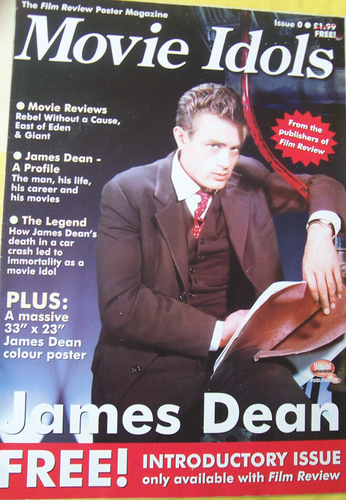 James Dean , magazine poster 85x60cms Movie Idols , neuf . | eBay