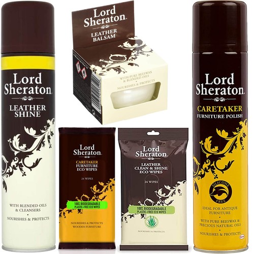 Lord Sheraton Leather / Wood / Wipes Furniture Protect Cleaner Balsam ...
