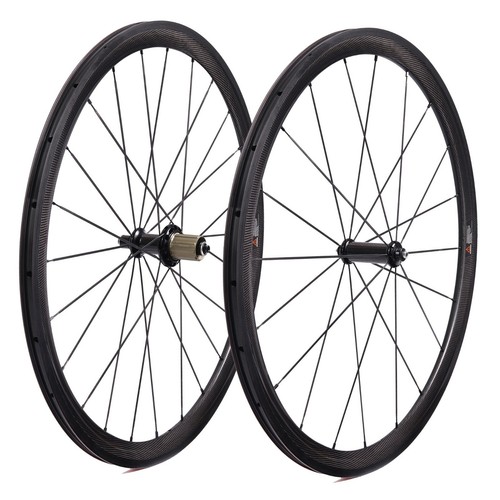 Depth 38mm Full Carbon Fiber 700C Bicycle Wheels Road Bike Wheelset ...