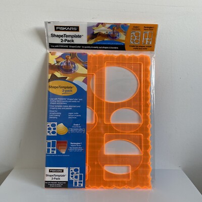 Fiskars Shape Template 2-pack - New | eBay