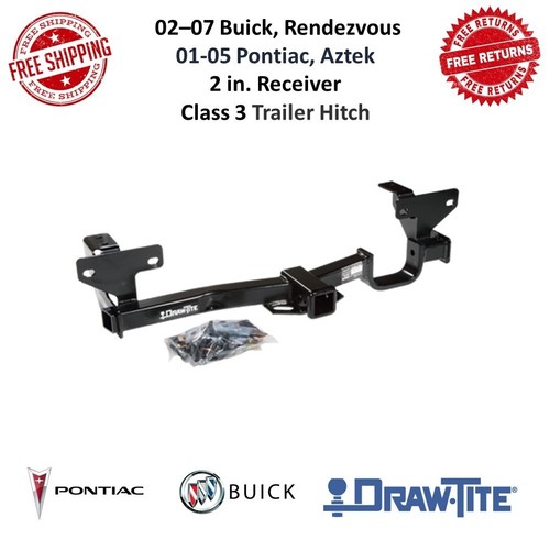Draw-Tite 75138 Trailer Hitch Class III, 2 in. Receiver Fits Rendezvous ...