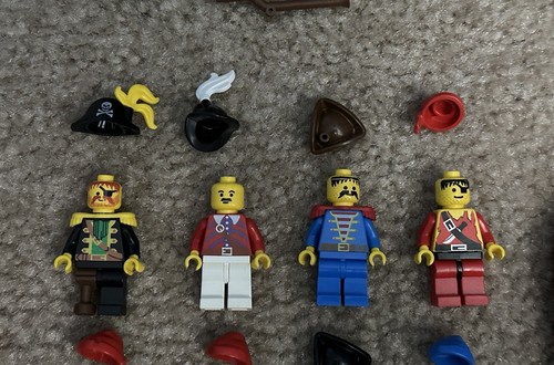 Vintage Lego Pirates 10+ Minifigure Lot - Captain Armada + Parts Monkey ...