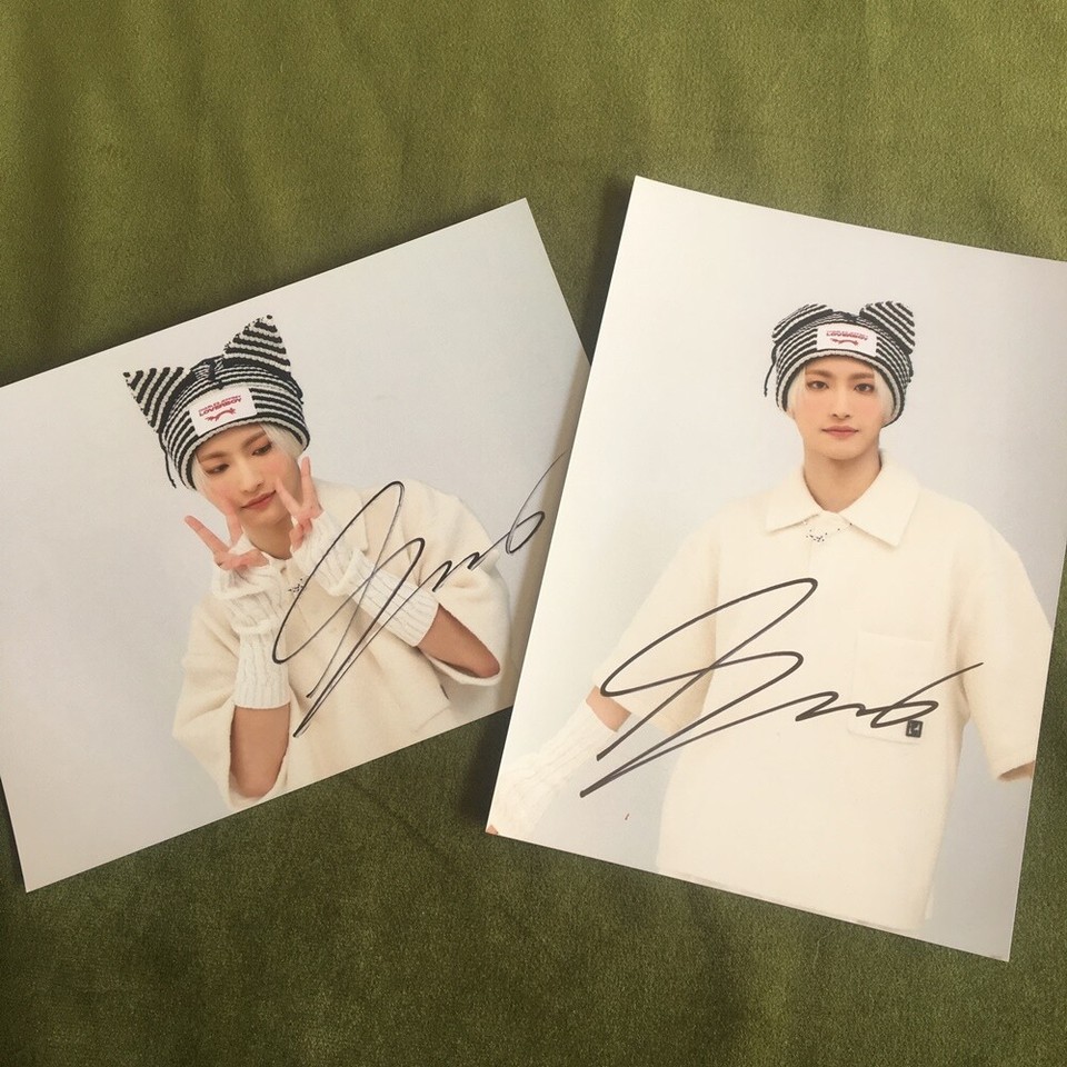 ATEEZ ateez Autographed Group Photo 5*7 K-POP Collection Gifts 2023A | eBay