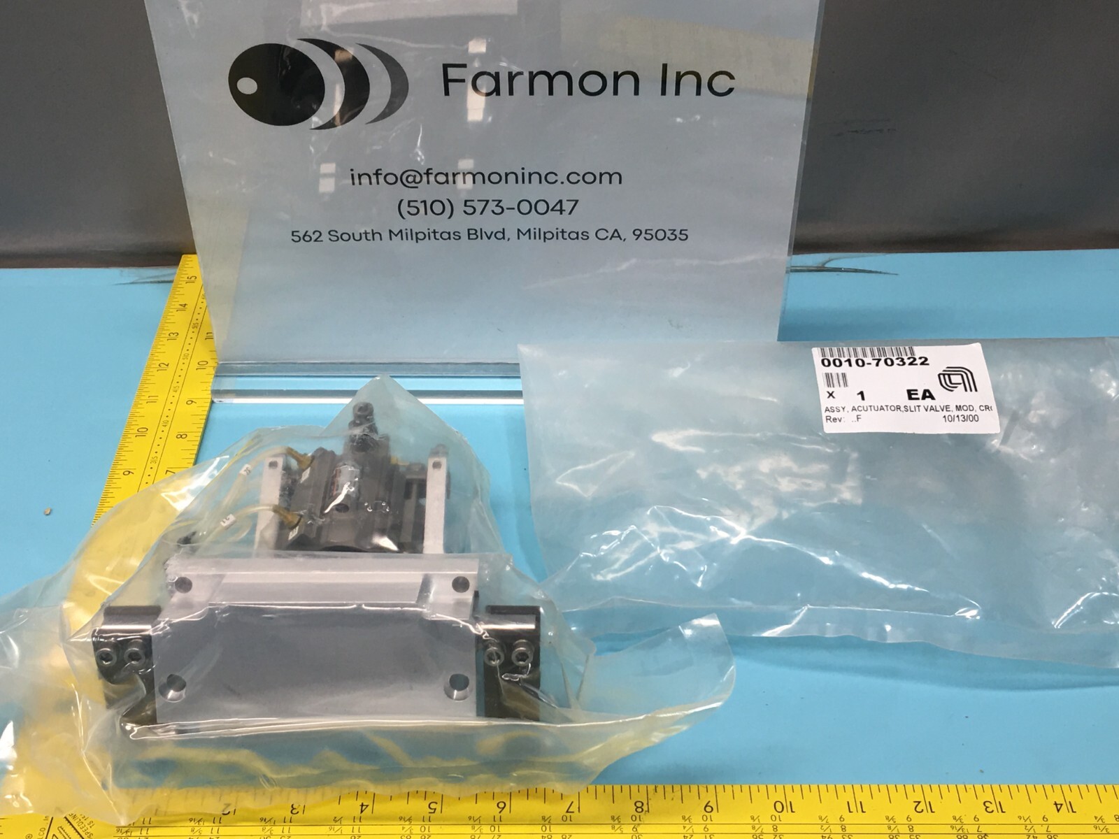 AMAT 0010-70322 Assy, Actuator, Slit Valve, MOD, 146106 | eBay