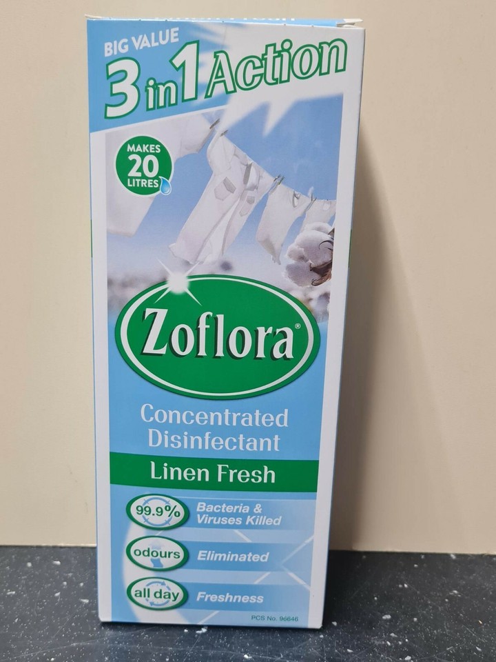 Zoflora Concentrated Disinfectant 500ml Springtime Bluebell Linen ...