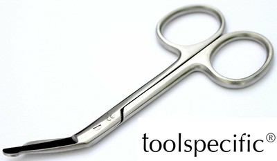 11.5cm Stoma Ostomy Colostomy Bag Scissor Polished Curved Probed Blade ...