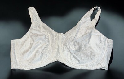 PLAYTEX Collection FLORALS UNDERWIRE style 4422 38D White Bra | eBay