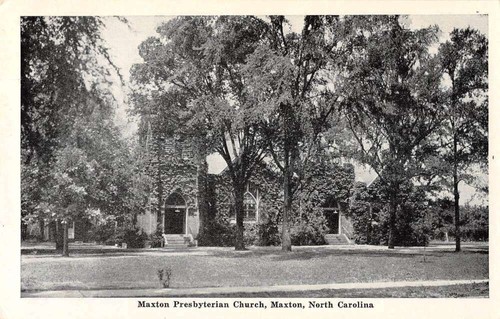 Maxton North Carolina Presbyterian Church Vintage Postcard AA21042 | eBay