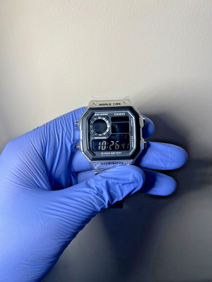 "Ghost" | Custom Metal ⚫️⚪️ Negative Display Casio WT | Royale | AE ...