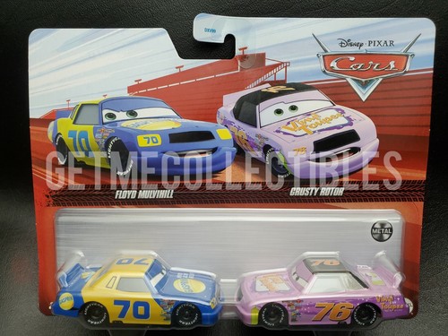 DISNEY PIXAR CARS FLOYD MULVIHILL GASPRIN CRUSTY ROTOR 2022 2 PACK SAVE ...