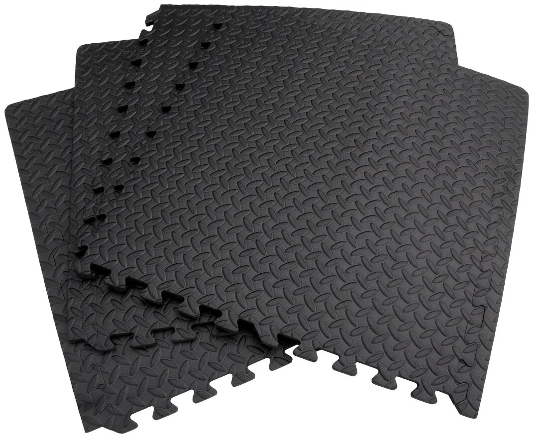 Industrial Padded Mats 1 PC Black/White Equipment Rubber Mats