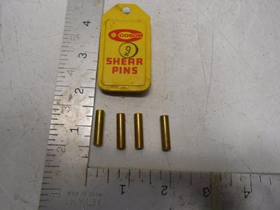 COSOM #9 Shear Pins in VINTAGE TIN BOX (Lot of 4) - Missing Parts | eBay