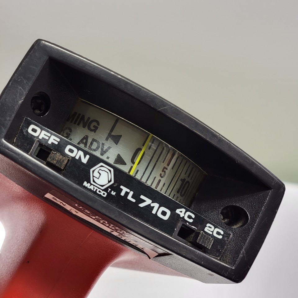 Matco Tools 12V TL710 Clamp-On Timing Light Gun - MISSING SMALL PART ...