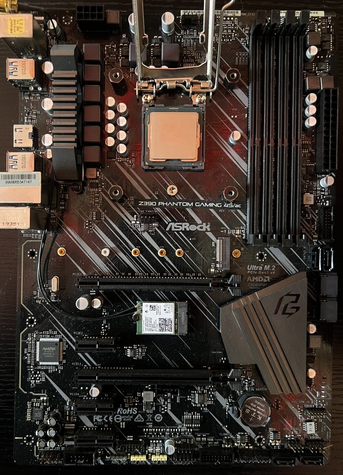 ASRock Z390 Phantom Gaming 4S/AC WiFi Motherboard Socket 1151 Intel 8TH ...