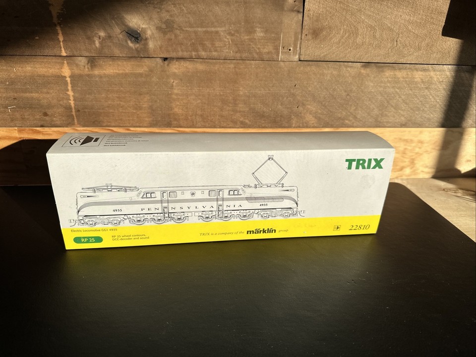TRIX DIECAST 22810 DCC/SOUND PENNSYLVANIA GG1 ELECTRIC ENGINE #4953 ...