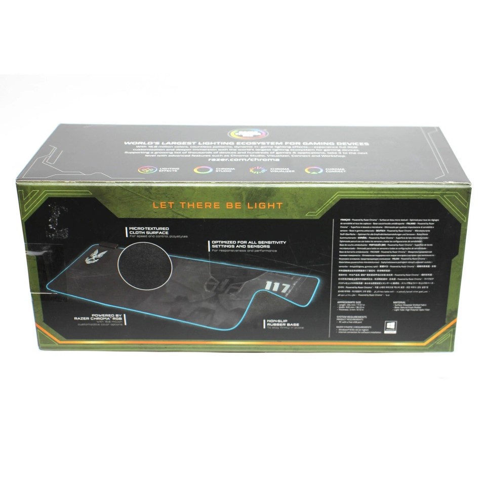 Razer Goliathus Extended Chroma Halo Soft Gaming Mouse Mat Pad Goliath ...