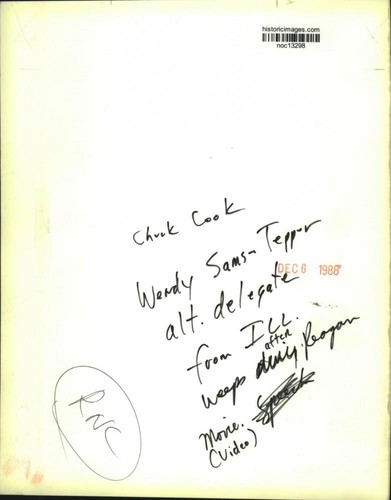 1988 Press Photo Wendy Sams-Tepper, Delegate from Illinois - noc13298 ...