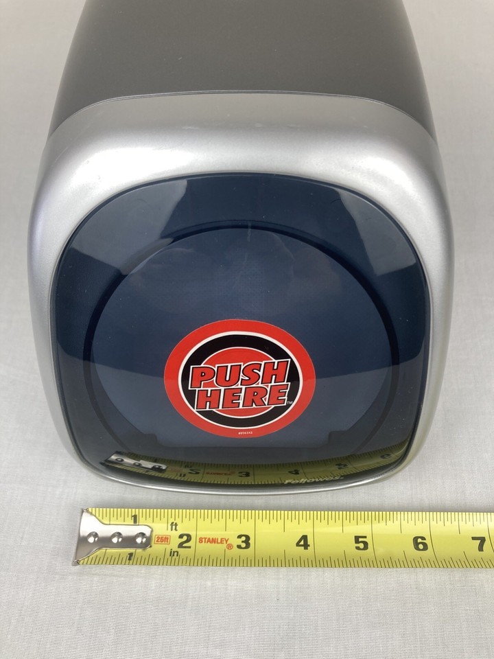 FELLOWES DESKTOP CD DVD DISC CASE PUSH OPEN RETRACTABLE HOLDER STORAGE ...