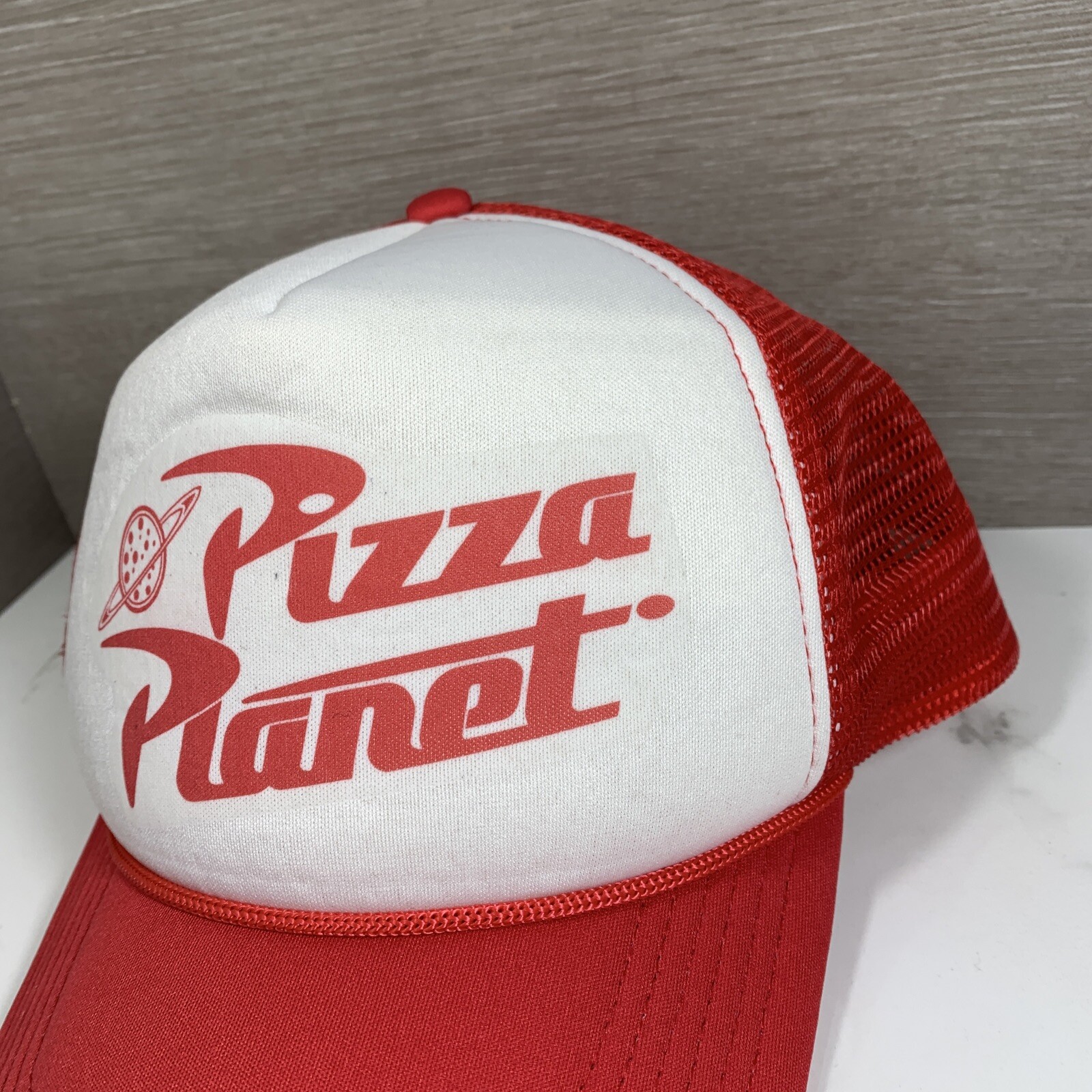 Pizza Planet Hat Disney Toy Story Cosplay TruckerMesh… - Gem