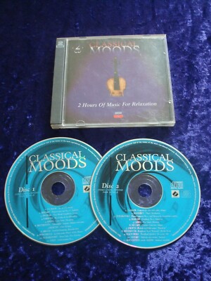 CD.CLASSICAL MOODS.2 CD SET.MUSIC FOR RELAXATION.DECCA MUSIC.22 TRACKS ...