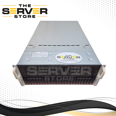 Supermicro 8x GPU Rendering Server 2x Xeon 2.4GHz 480GB SSD 2x 10GbE ...