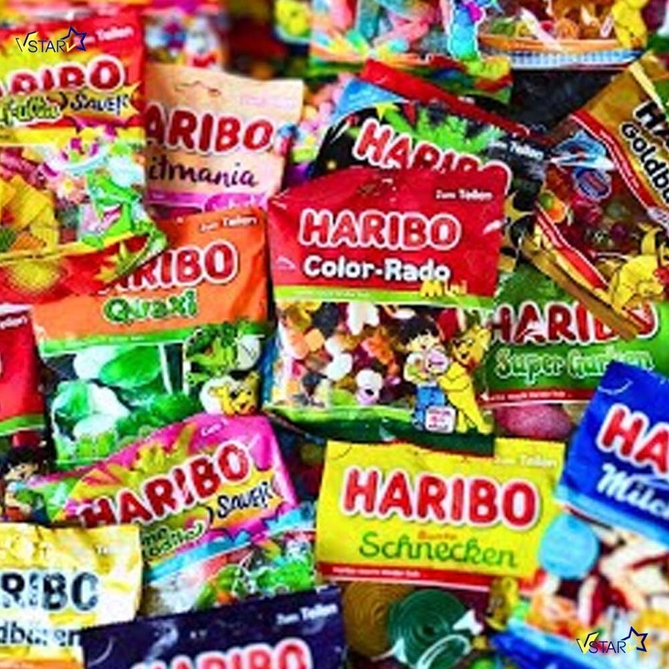 Haribo Share the Happy Multipack mini bag 16g 50-200 bag Xmas Treat ...