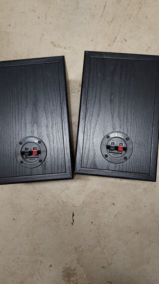 INFINITY STERLING BOOKSHELF SPEAKERS SS2001 MATCHED PAIR - 60 watt / 8 ...