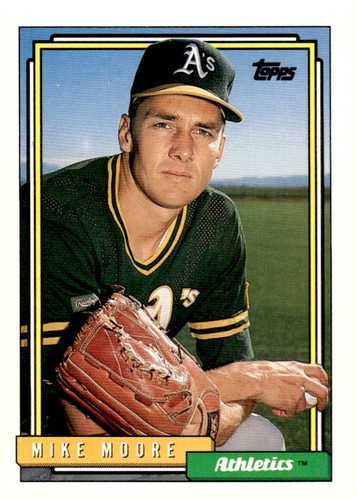 1992 Topps #359 Mike Moore - Oakland Athletics | eBay