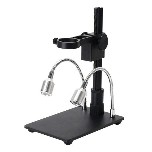 Digital Microscope Stand with LED Gooseneck Lights Aluminum Alloy Stand ...