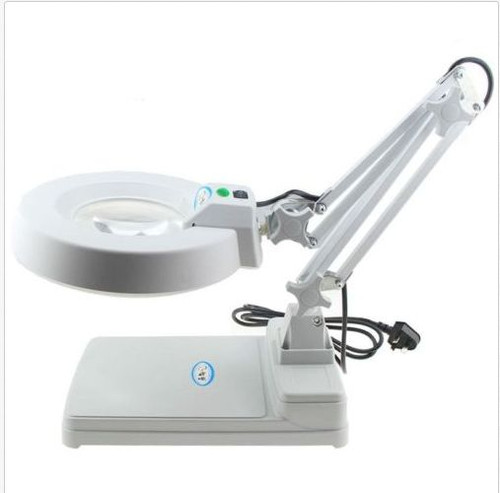 LED desk lamp magnifier Old reading electronic maintenance inspection ...