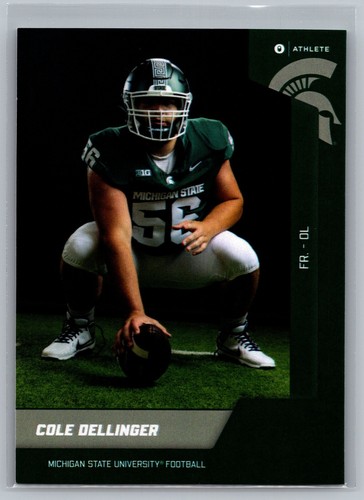Cole Dellinger 2023 ONIT Michigan State Spartans #20 Football Card RC ...