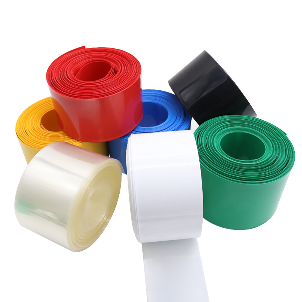 1M PVC Heat Shrink 70mm to 380mm Heat Shrinkable Film Insulating Large ...