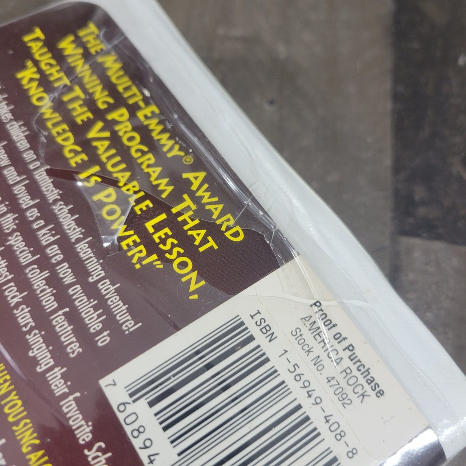 Disney School House Rock VHS Clamshell Science Rock Grammar Rock ...