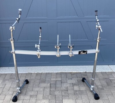Pearl Icon Drum Rack. Curved Square Tubing. Cymbal Booms. Tom Holders ...