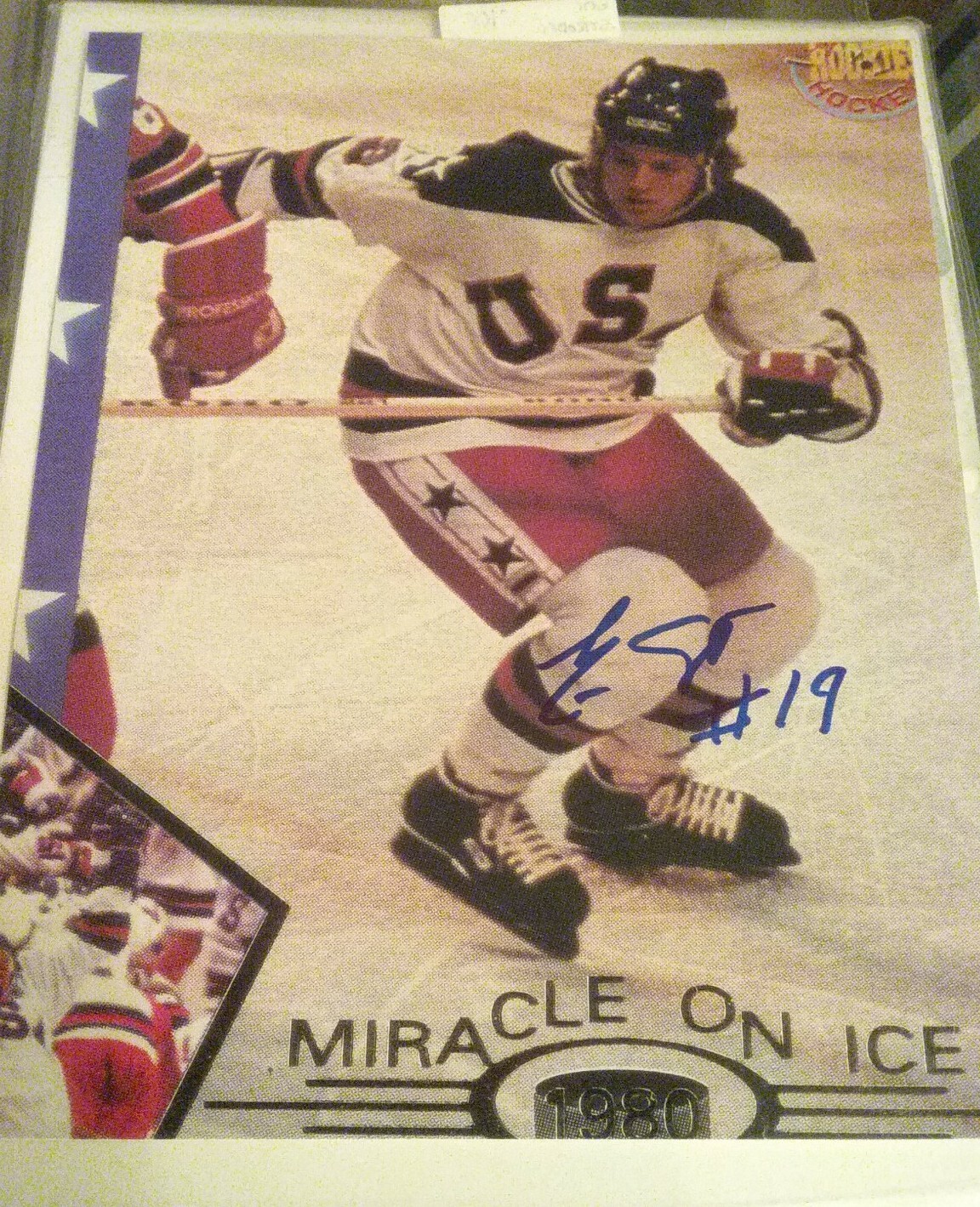 Eric Strobel Auto Signed 8x10 Miracle on Ice USA Olympics w/COA | eBay