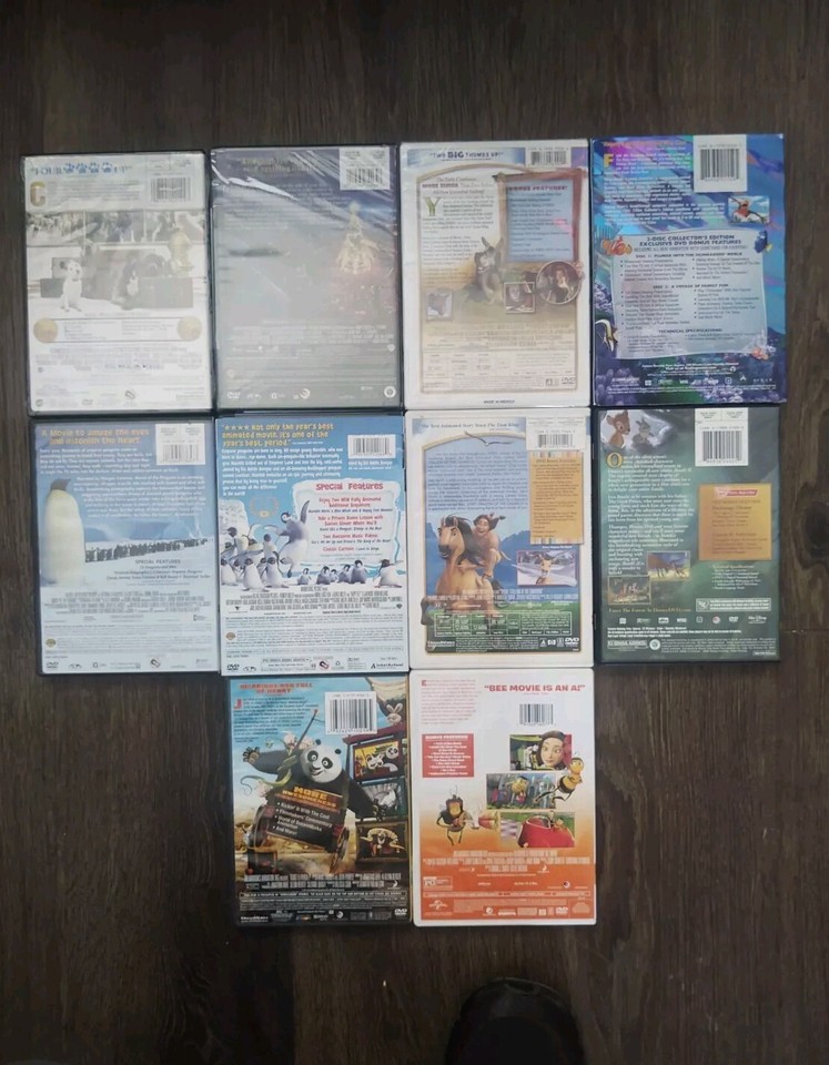 Children's Kids DVD Movie Lot Most Sealed Finding Nemo Polar Express ...