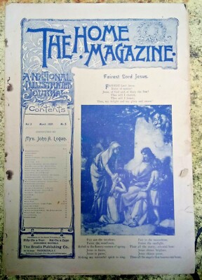 THE HOME MAGAZINE - MARCH 1891, VOLUME 3, NO.5 | eBay