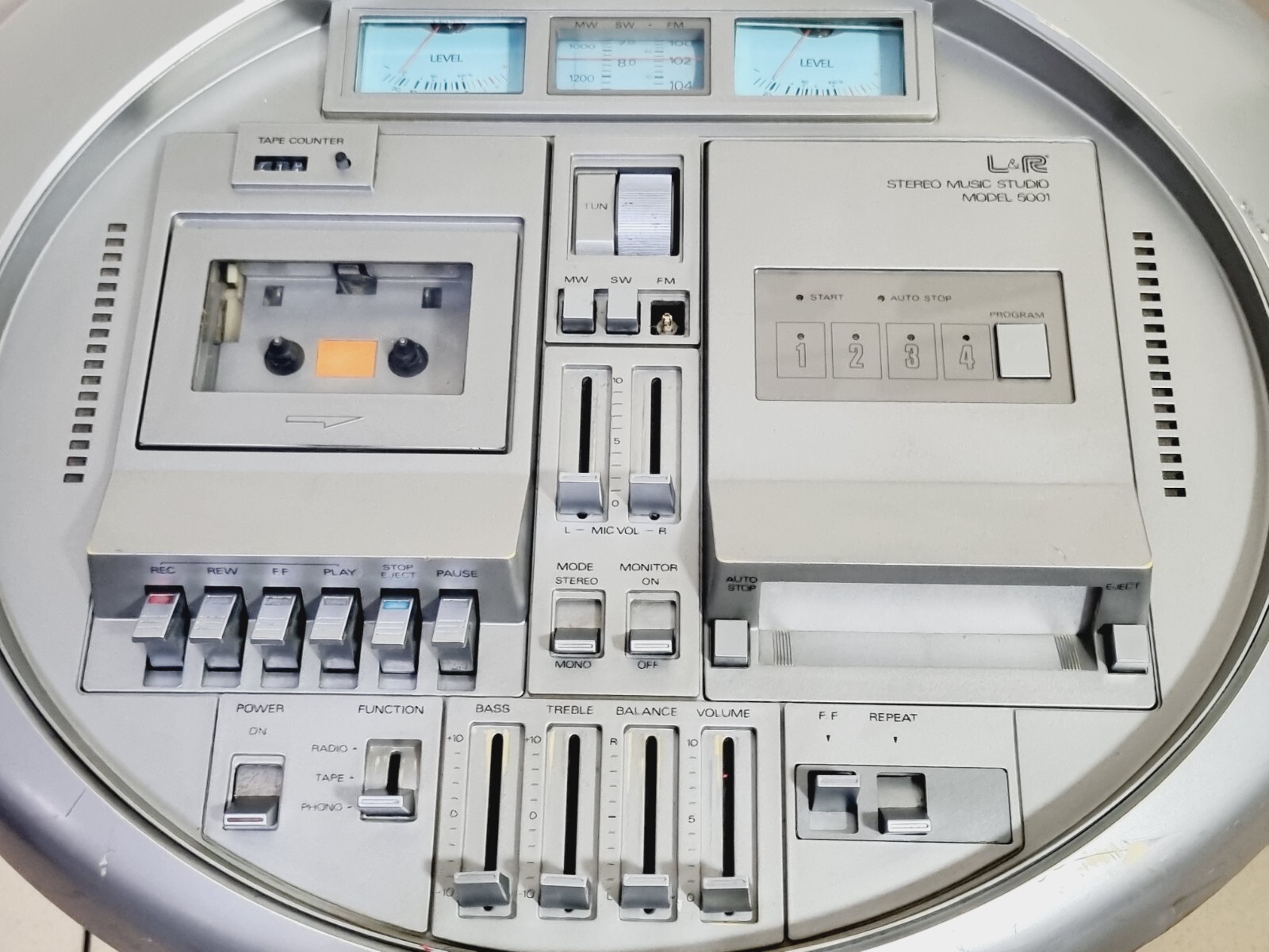 VINTAGE L&R STEREO MUSIC STUDIO RETRO SPACE AGE SYSTEM - SUPER RARE | eBay