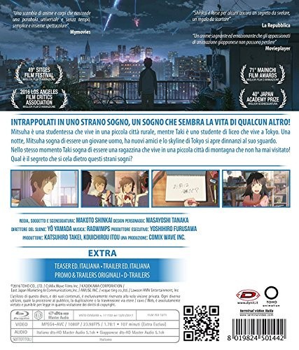 your name. (blu-ray) BluRay Italian Import [Region Free] - DVD NEUF | eBay